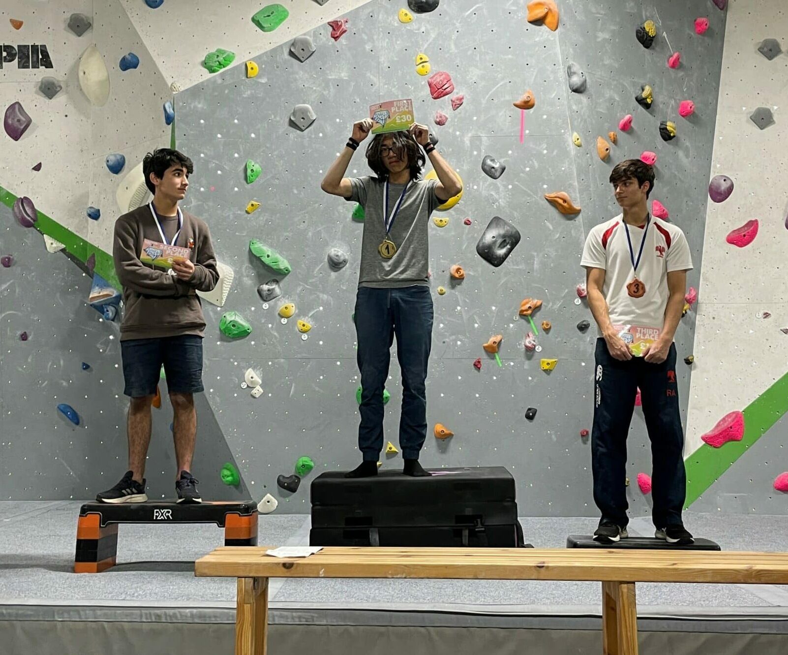 Rookie climbers scale podium | UCS Hampstead
