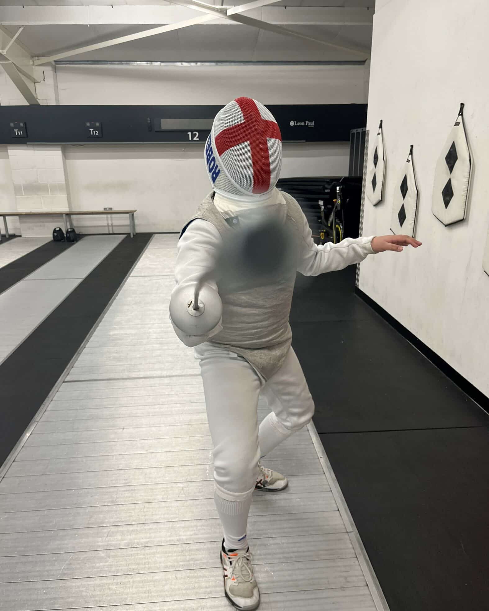 UCS fencer en garde for England | UCS Hampstead