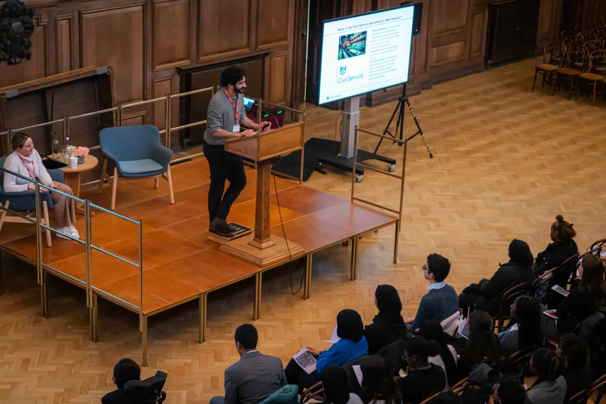Enriched by HM Treasury visit | UCS Hampstead